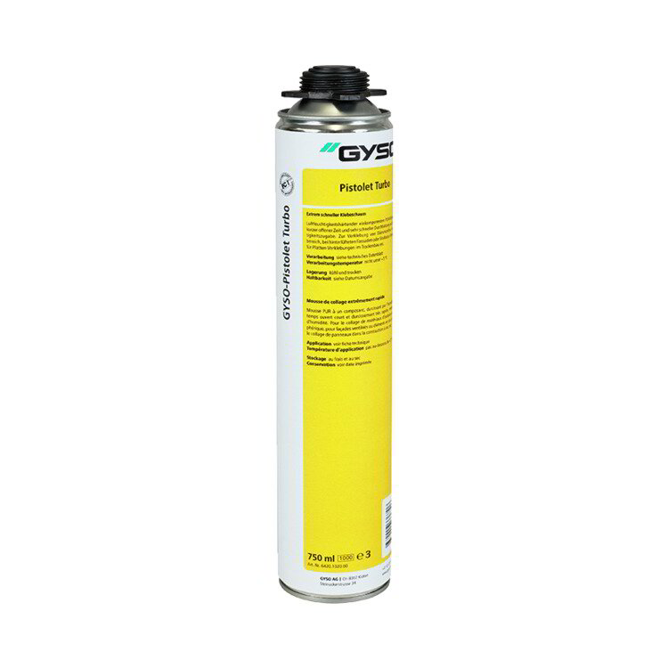 GYSO Pistolet Turbo Extrem schneller PU-Klebeschaum, Beige