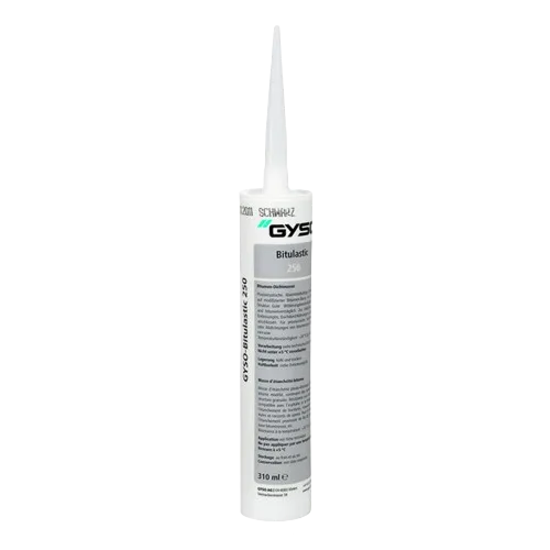 GYSO Bitulastic 250 Bitumendichtstoff mit Körnung, Schwarz