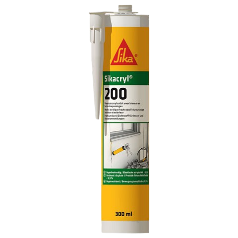 Sikacryl®-200 Hochwertiger Acryl-Dichtstoff für Innen und Aussen