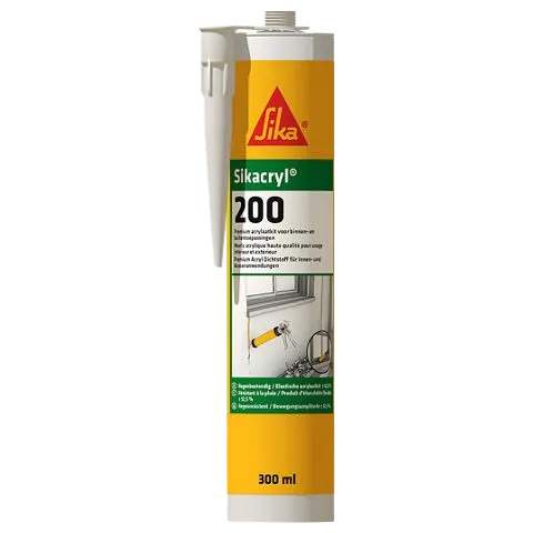 Sikacryl®-200 Hochwertiger Acryl-Dichtstoff für Innen und Aussen