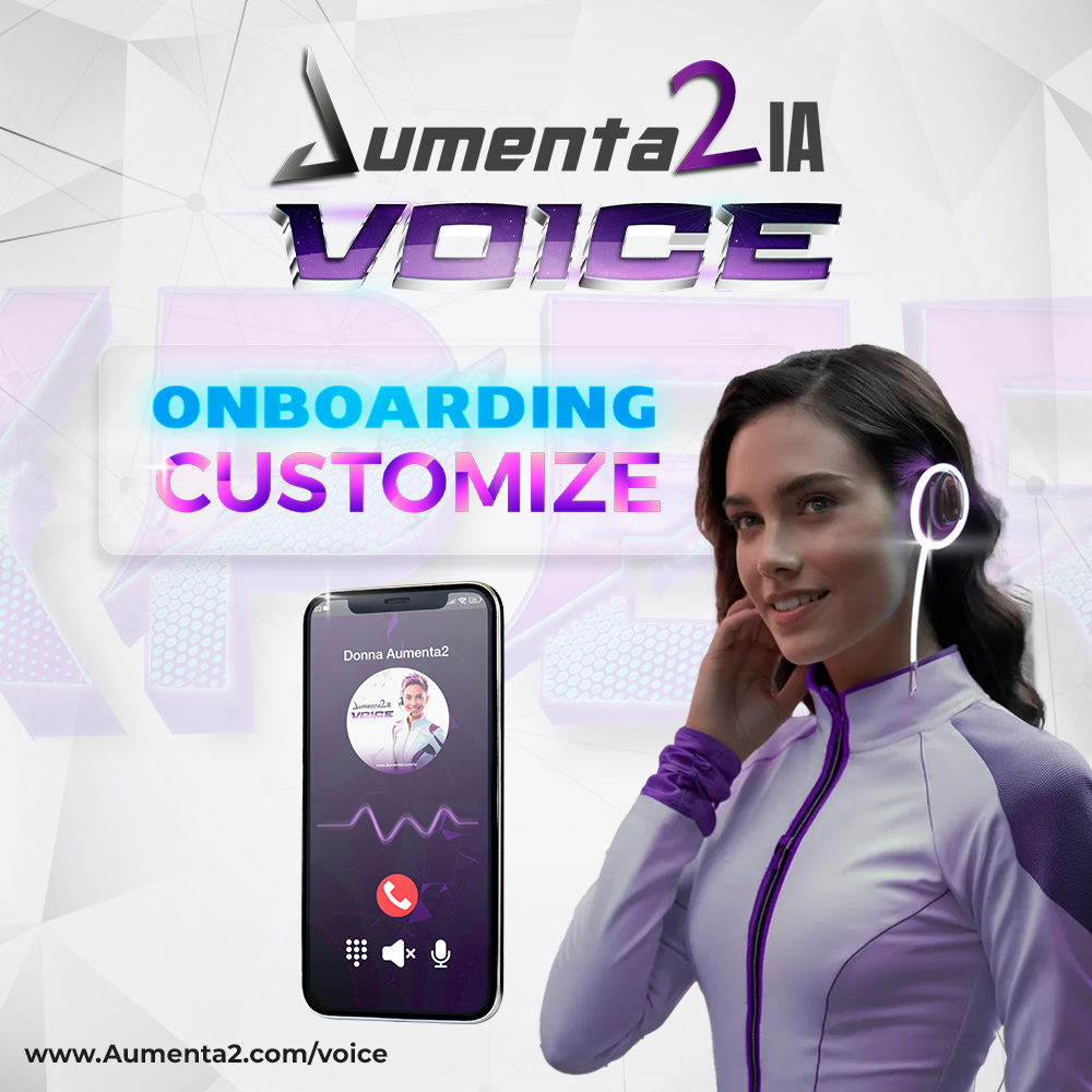 ONBOARDING - CUSTOMIZE - Aumenta2 IA Voice - inteligencia artificial por voz