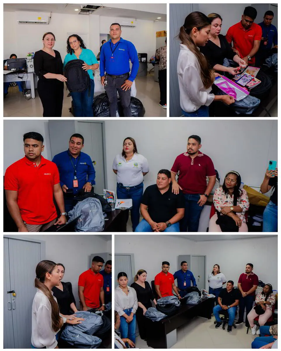 Entrega de kits escolares para establecimientos educativos de la zona rural