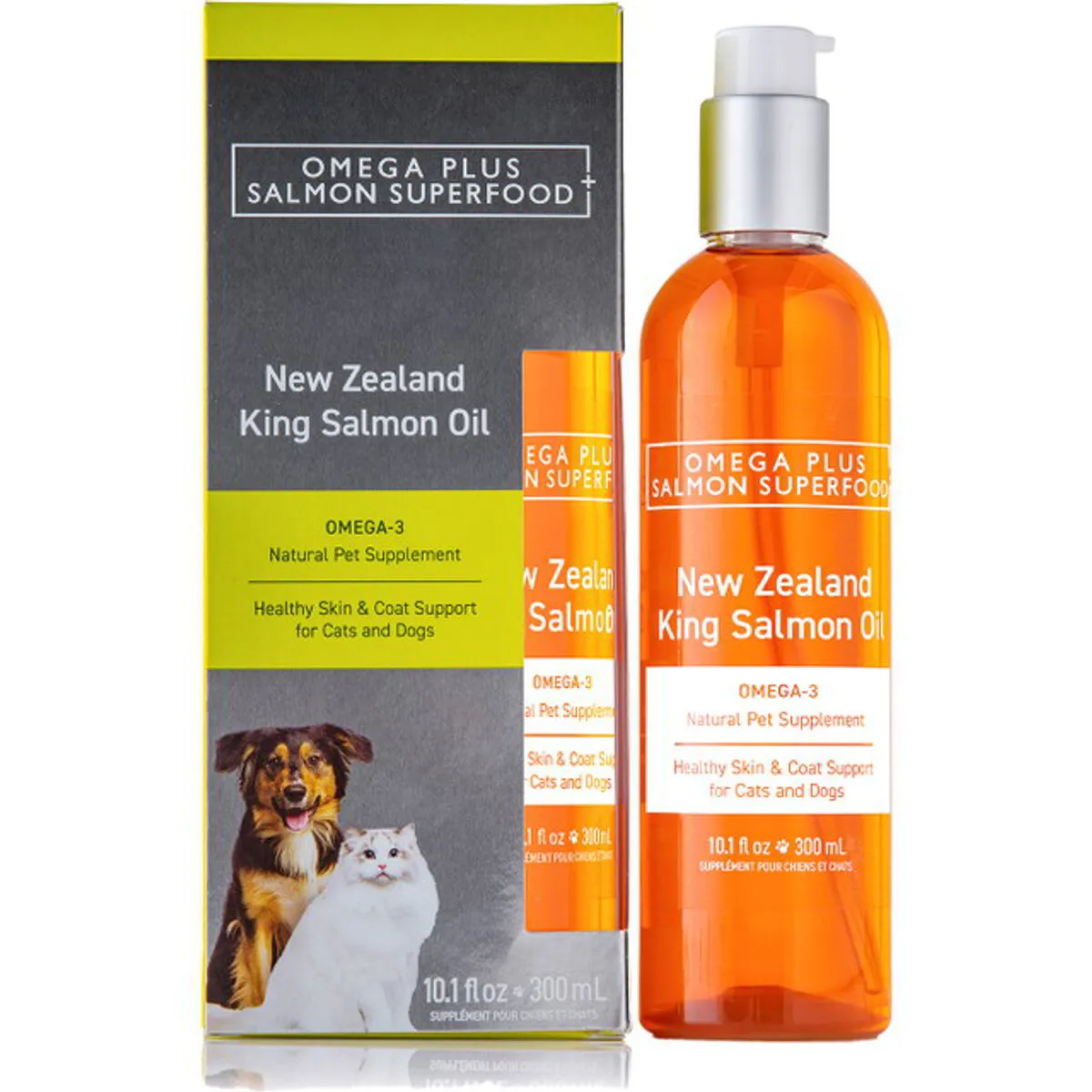 Omega Plus King Salmon Oil Dietary Supplement - 300mL