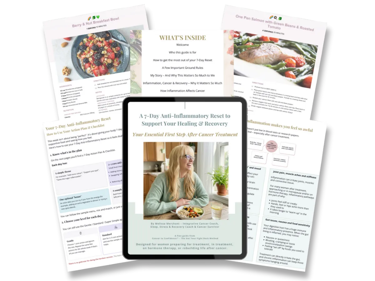 7-Day Anti-Inflammatory Reset | Free Anti-Cancer Nutrition Starter Guide