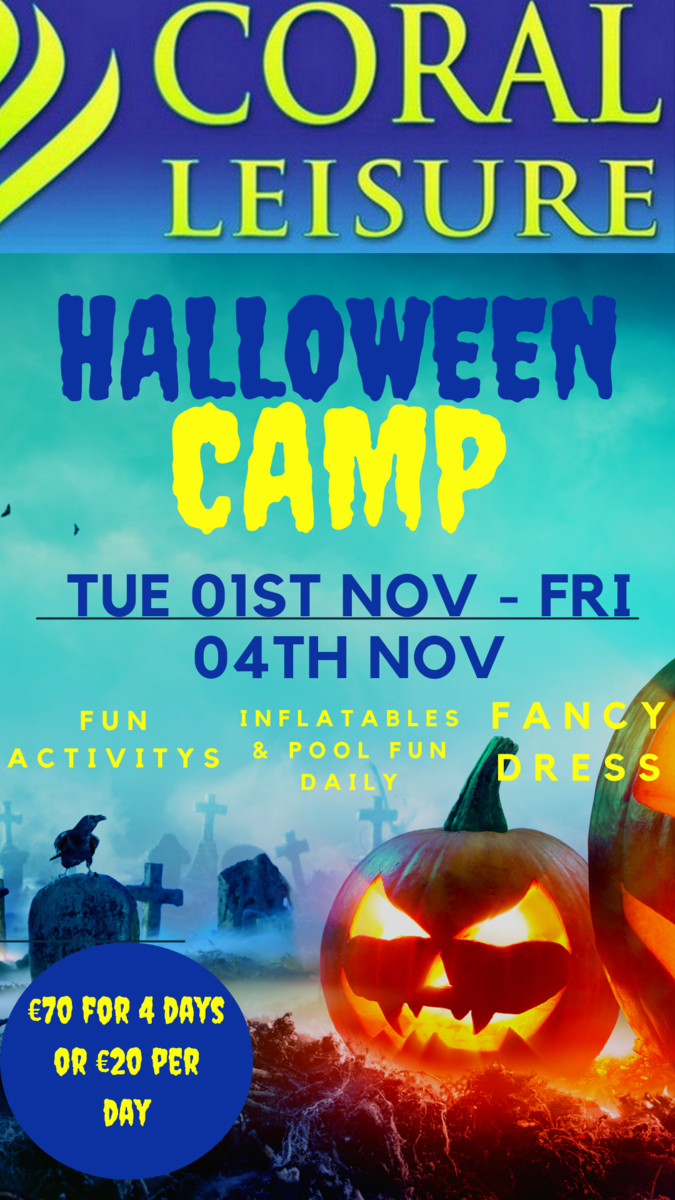 KIDS INDOOR HALLOWEEN CAMP @ KILLARNEY SPORTS & LEISURE CENTRE