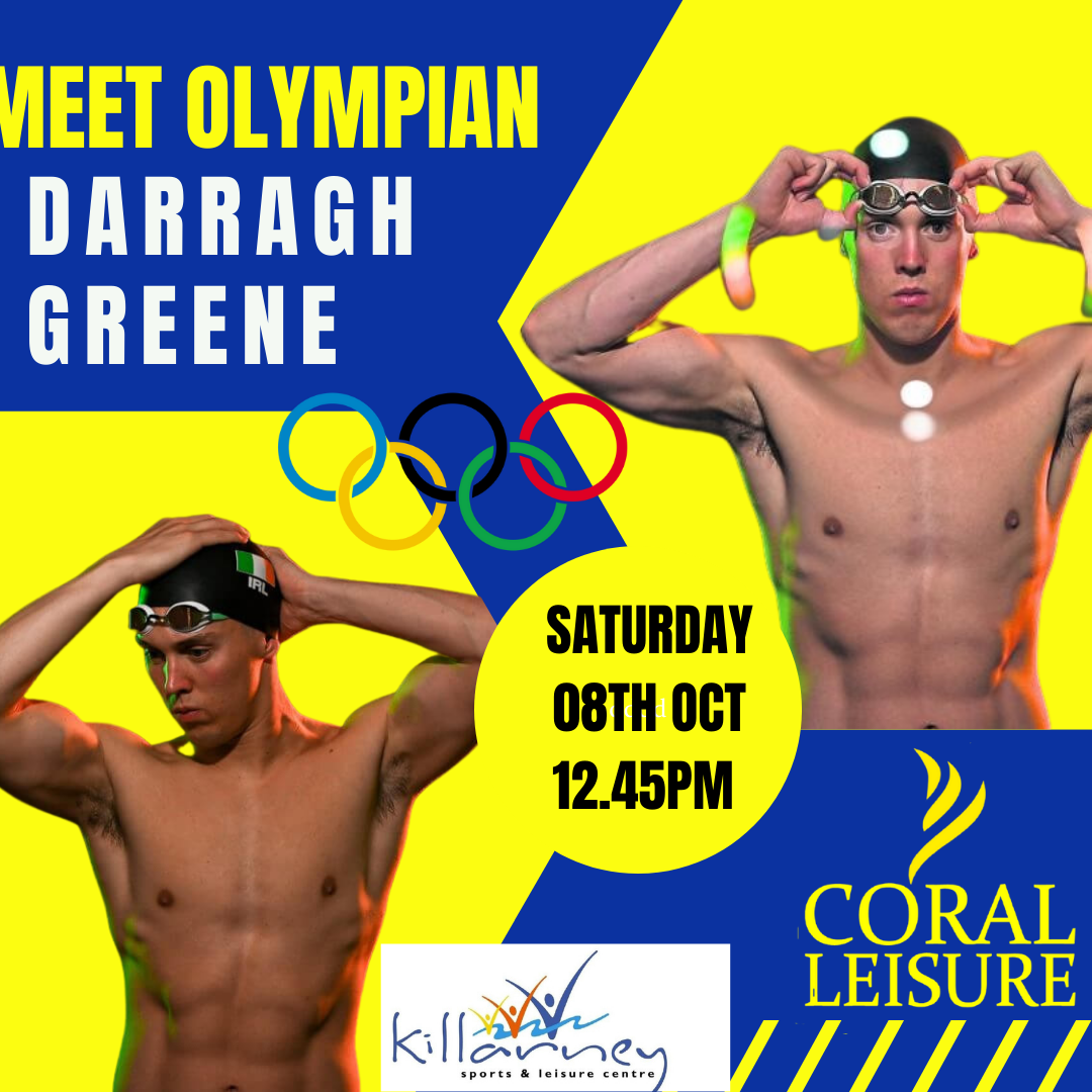 MEET OLYMPIAN DARRAGH GREENE @ KILLARNEY SPORTS & LEISURE CENTRE