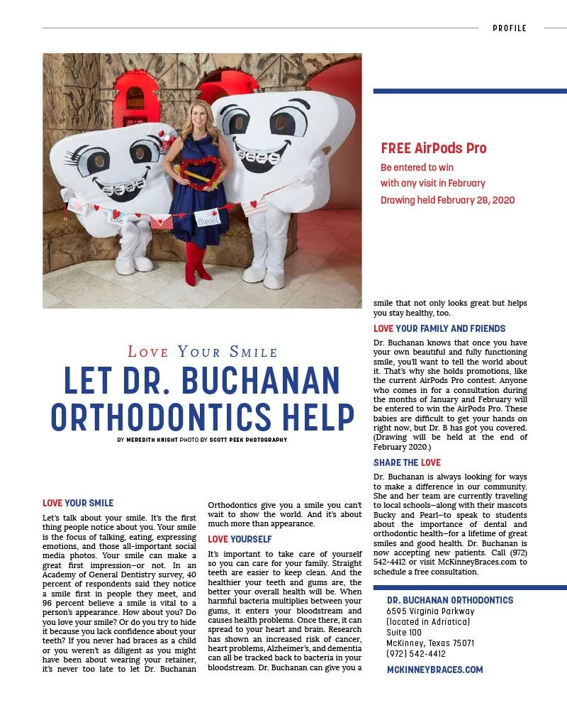 LET DR. BUCHANAN ORTHODONTICS HELP