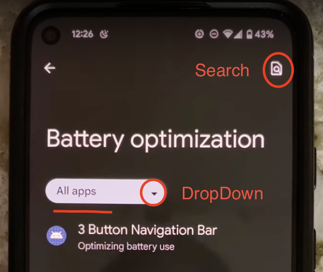 Android Battery Optimization