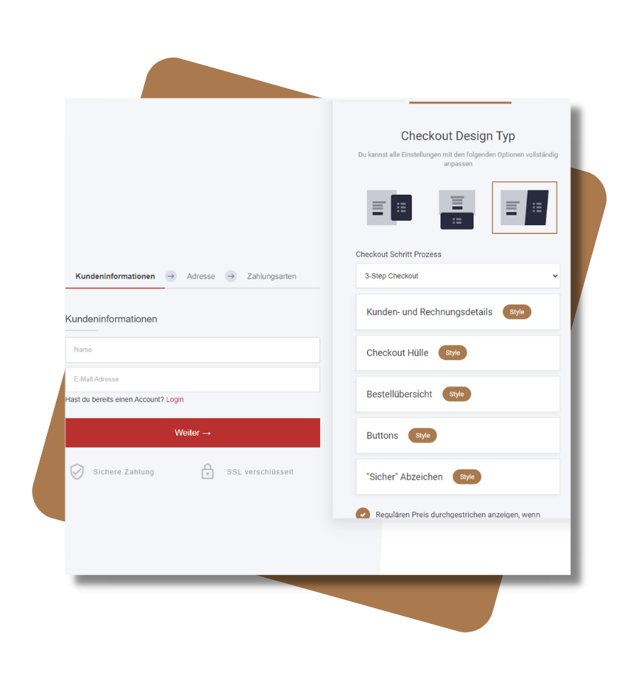 Individuelle Checkouts