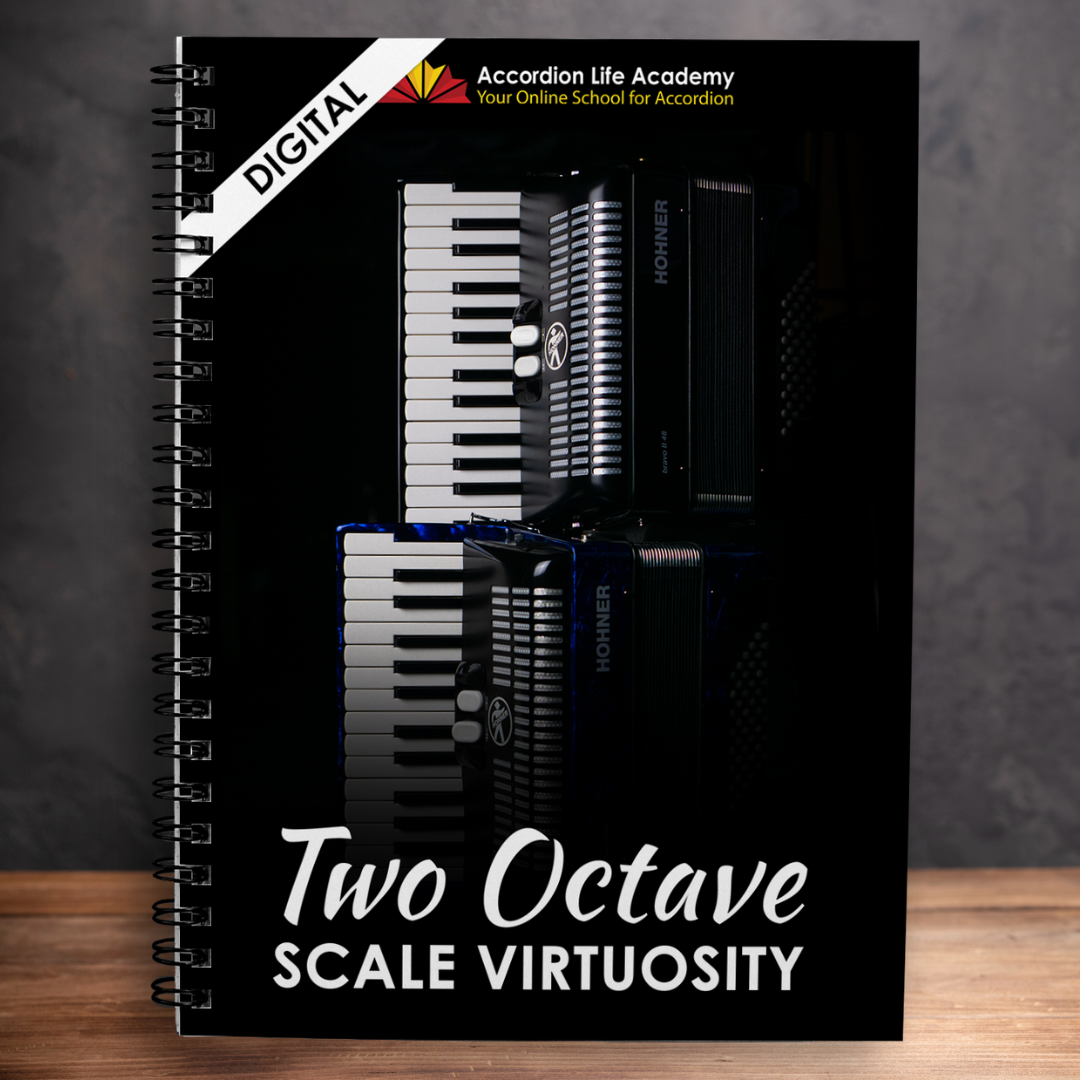 Two Octave Scale Virtuosity | Piano Accordion Lesson eBook