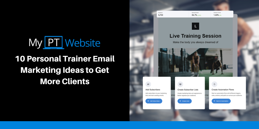 10 Personal Trainer Email Marketing Ideas to Get More Clients