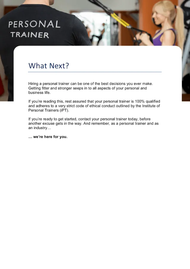 How To Create an eBook For Personal Trainers - Step by Step