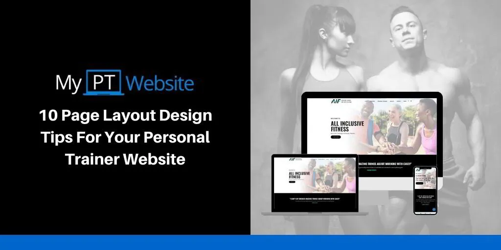 10 Page Layout Design Tips For Your Personal Trainer Website