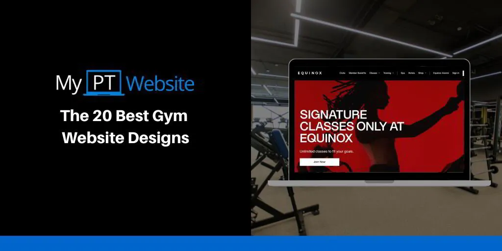 The 20 Best Gym Website Designs