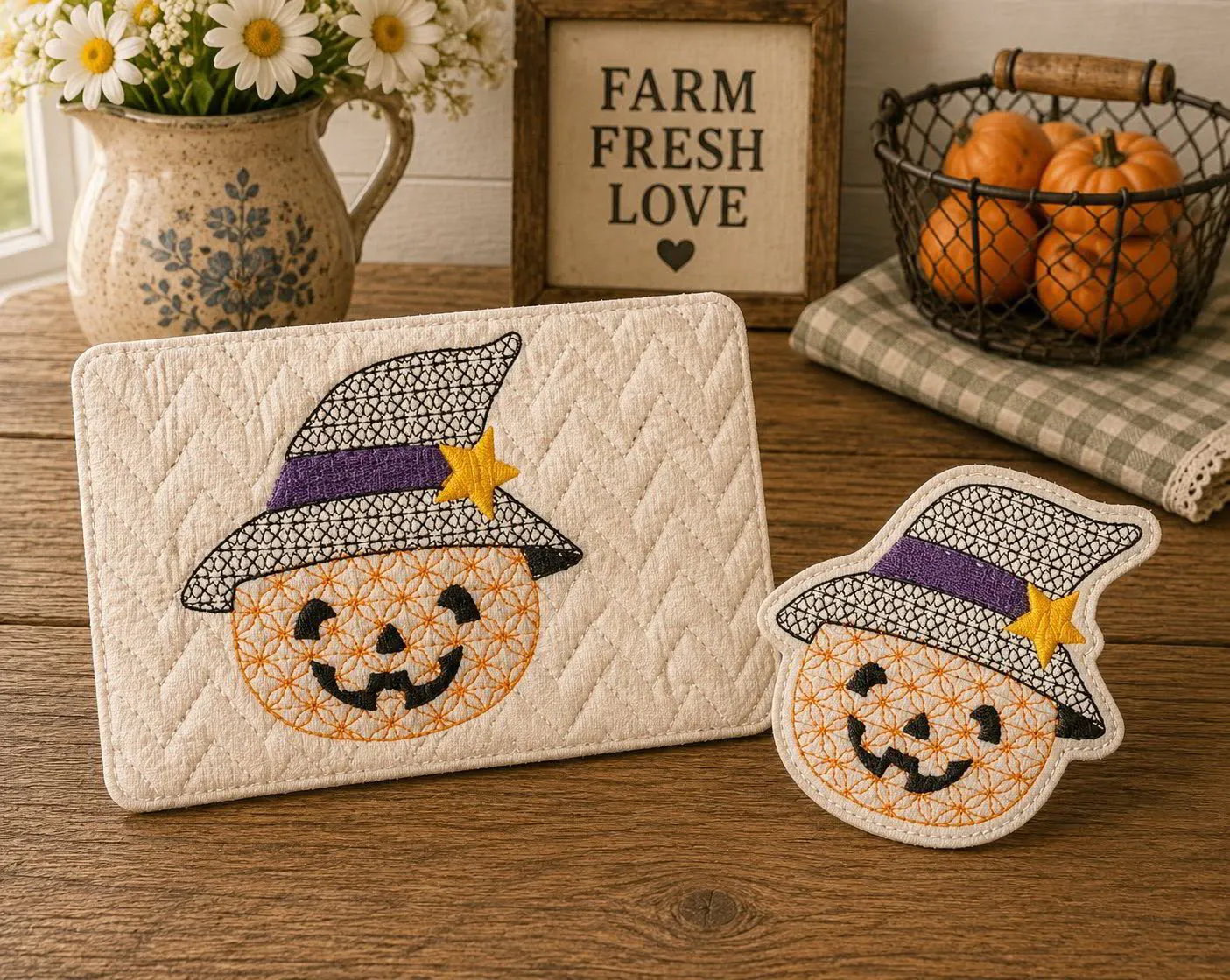 ITH PUMPKIN MOTIF SET (OCTOBER)