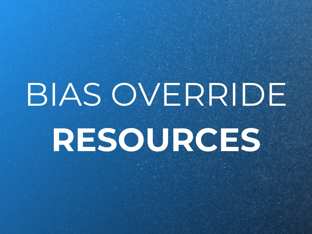 Class: BIAS OVERRIDE RESOURCE