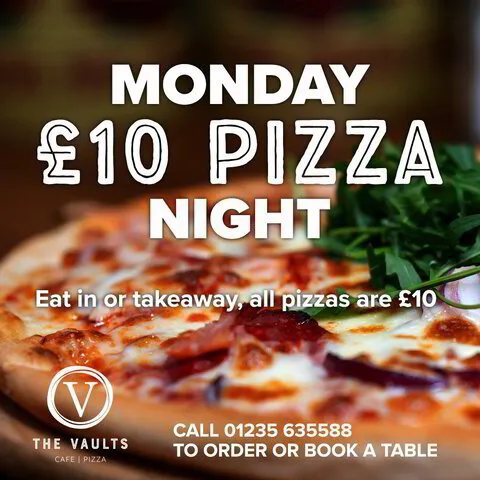 The Vaults Cafe Pizza | Eat in or Takeaway in Wantage