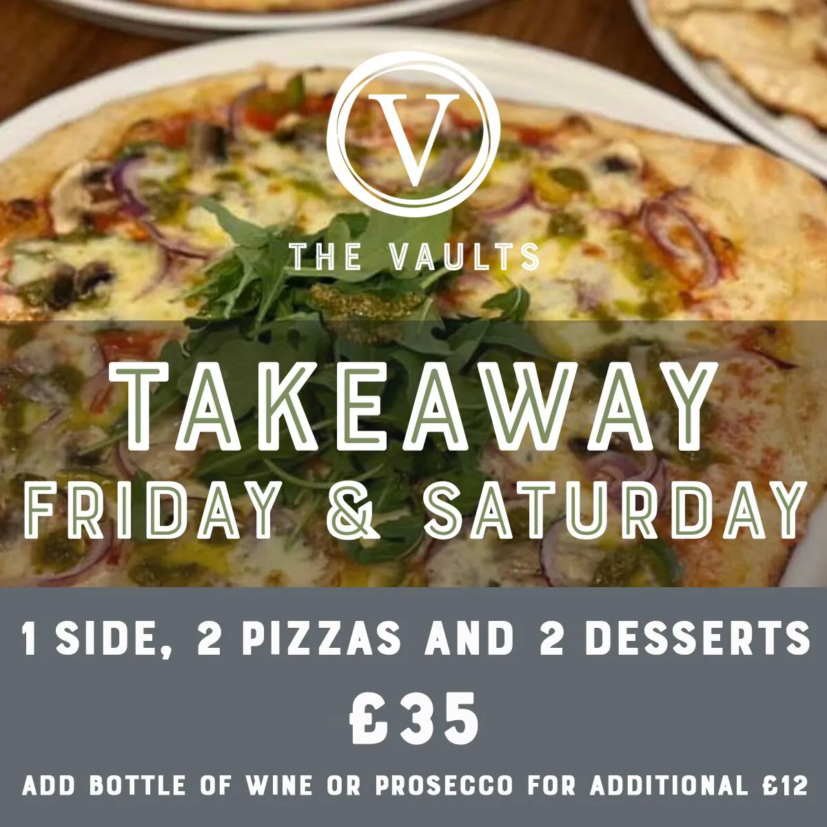 The Vaults Cafe Pizza | Eat in or Takeaway in Wantage