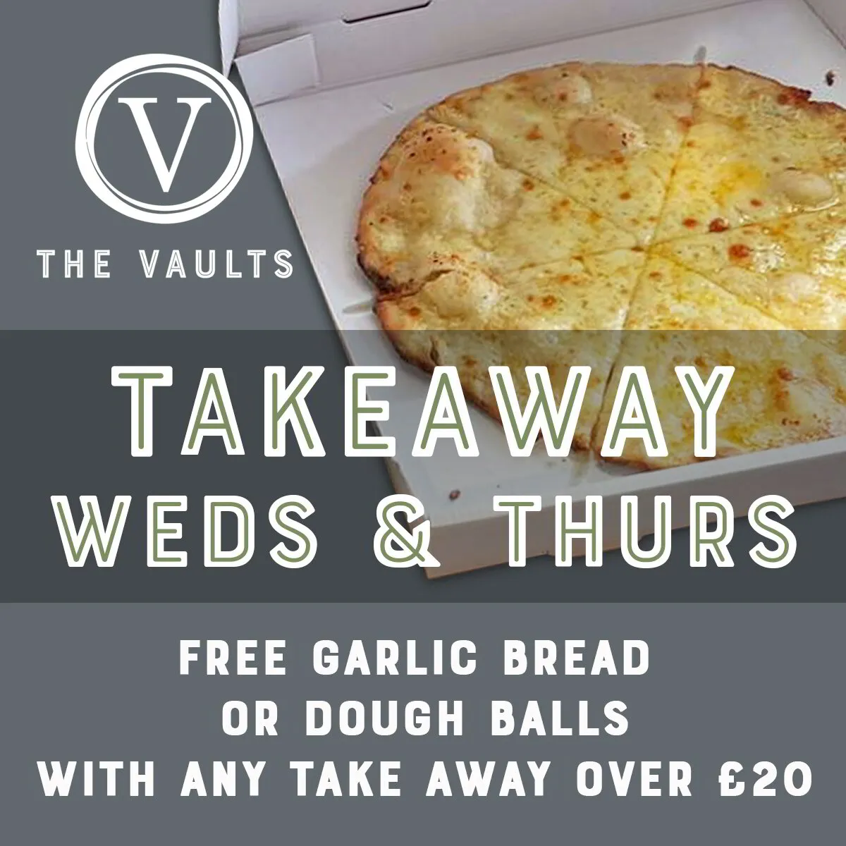 The Vaults Cafe Pizza | Eat in or Takeaway in Wantage