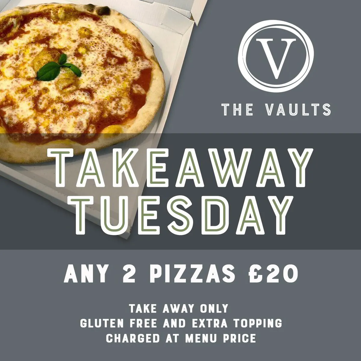 The Vaults Cafe Pizza | Eat in or Takeaway in Wantage
