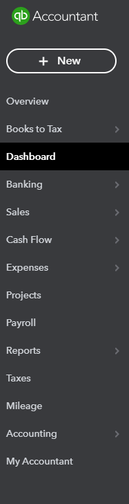 Getting Started in Quickbooks Online: Overview of Features