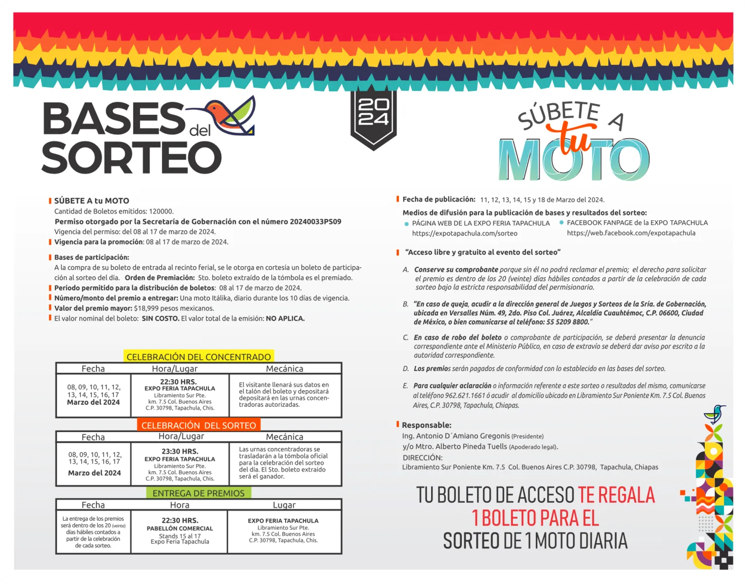 Sorteo SÚBETE A TU MOTO