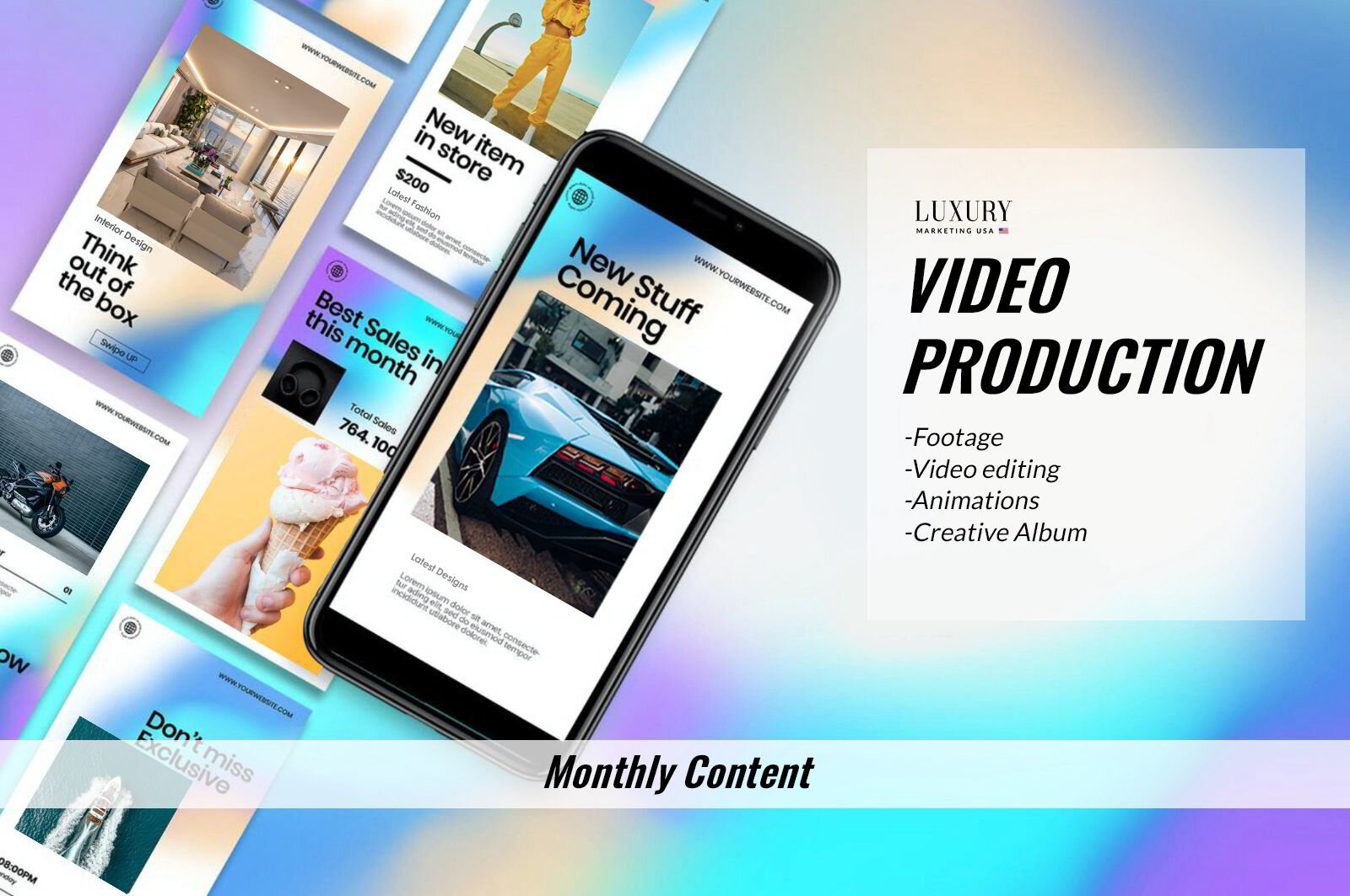 Video Production + Footage + Video Editing + Creative Album for Social ...