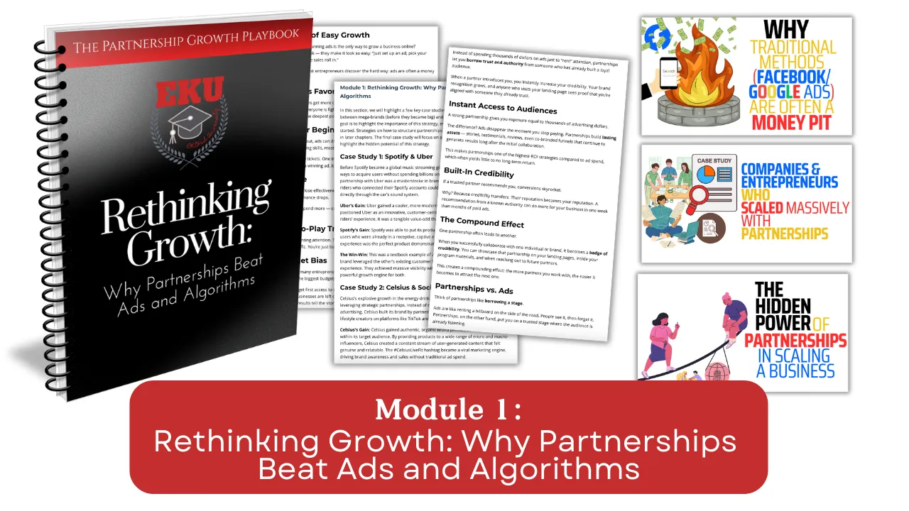 The Partnership Growth Playbook - Grow, Scale Without Ads or Virality