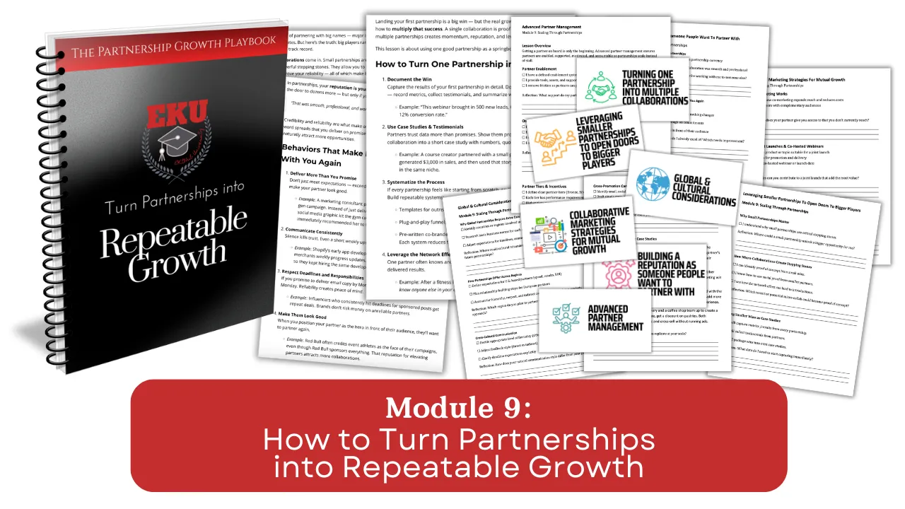 The Partnership Growth Playbook - Grow, Scale Without Ads or Virality
