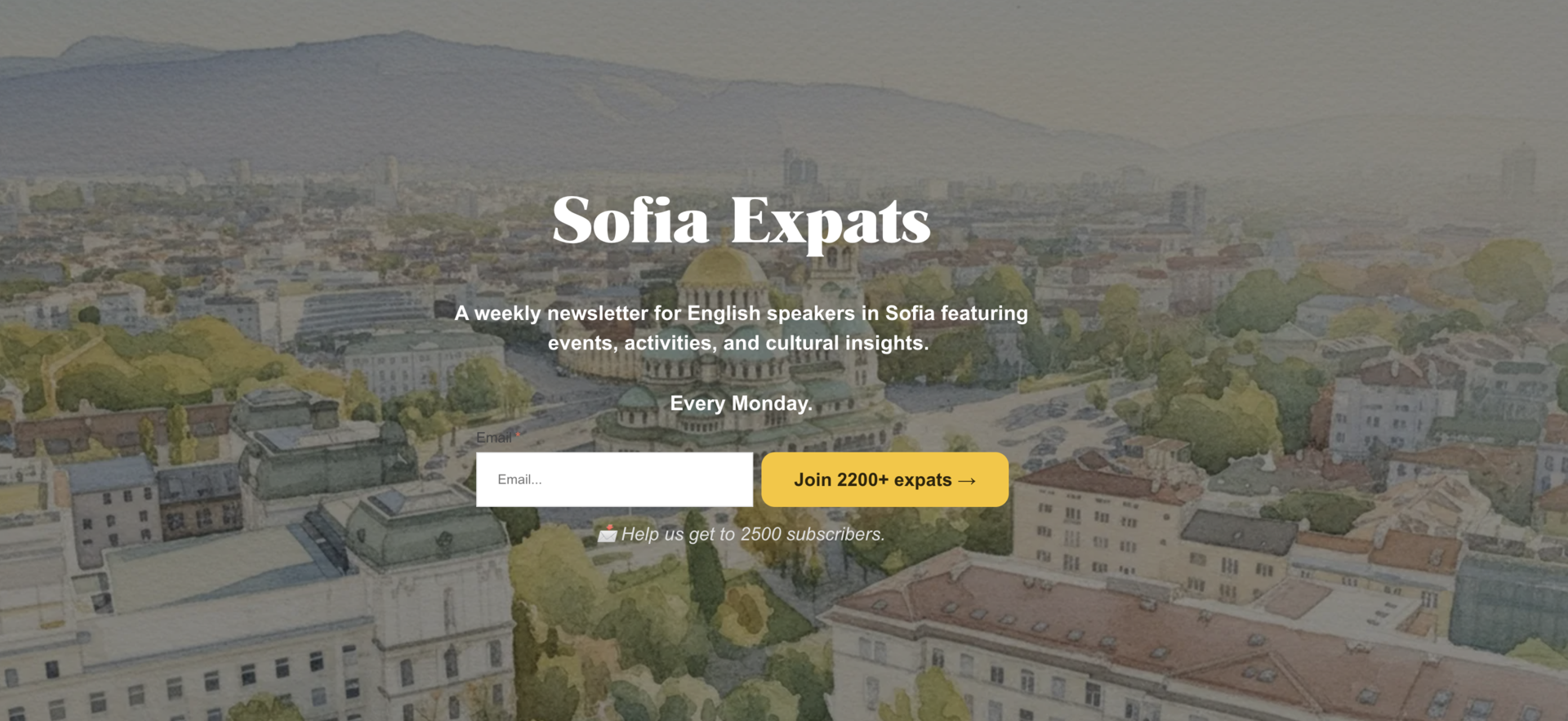 #13: This Week in Sofia: 10+ Events, Sofia Water Map and The Crazy Ones