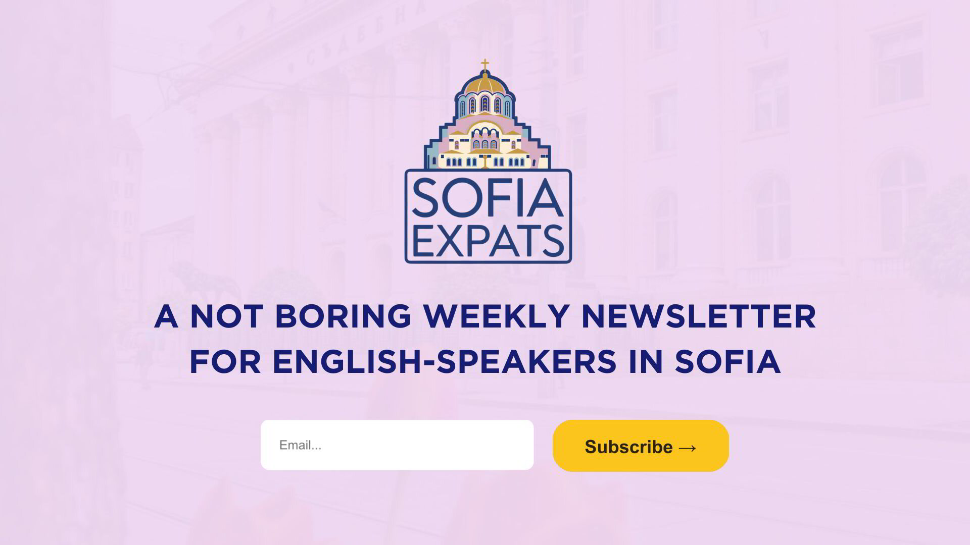 #13: This Week in Sofia: 10+ Events, Sofia Water Map and The Crazy Ones