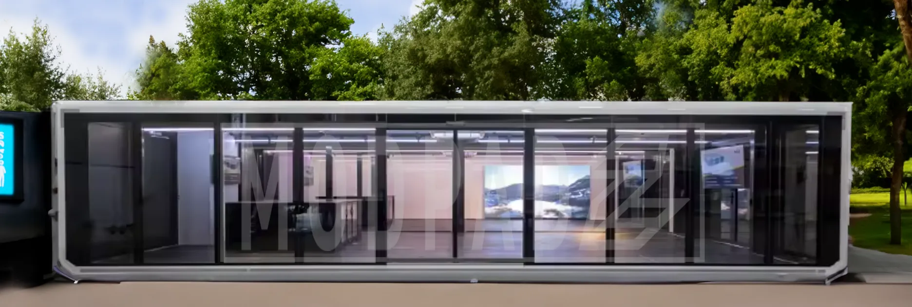 ZENLIFE SUSTAINABLE HOMES - BUTTERFLY EXPANSION TRAILER MODULE