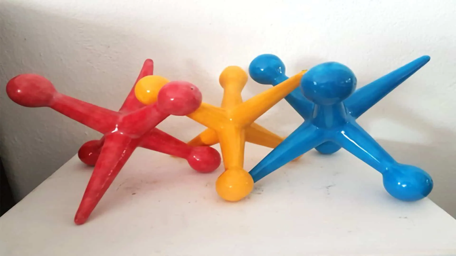 Escultura 3 Jacks Colors de Roberto Anzora | Premium Art Gallery ...