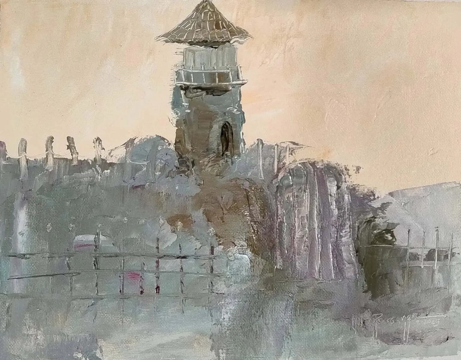 Faro II Por Milton Pocasangre | Premium art gallery | Galeria de arte ...