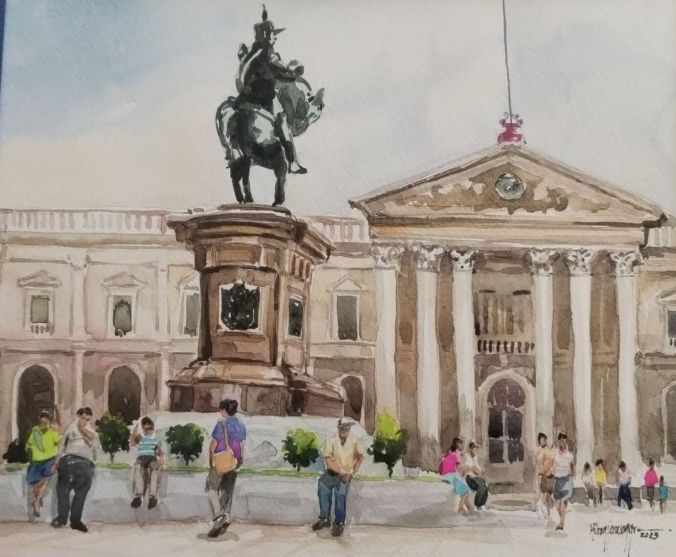 Estatua Gerardo Barrios Por Milton Pocasangre– Arte latinoamericano ...