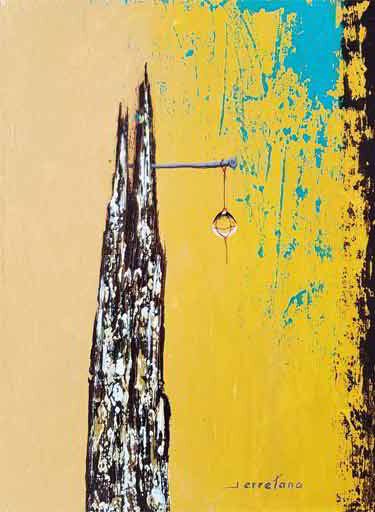 De la serie Atrapada by José Retana | Mix media painting available for ...