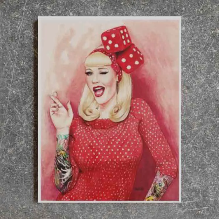 Good Luck! by Luis Portillo | Paintings for Art Walls | Premium Art Gallery