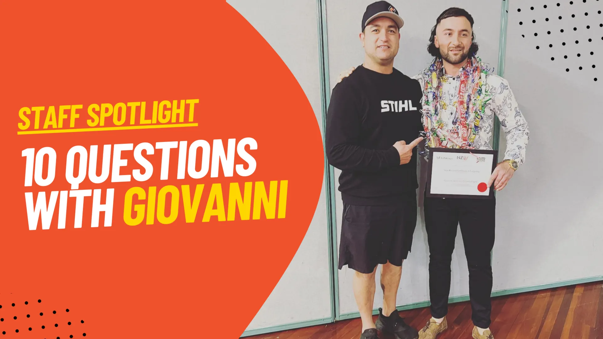 Staff Spotlight: 10 Questions with Giovanni