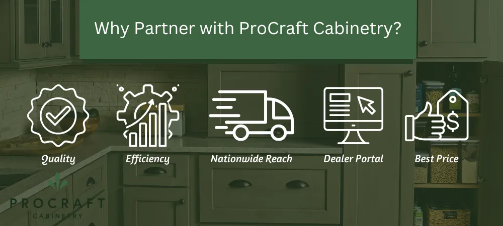 Maximize Your Profits in 2025 With ProCraft’s Cabinetry Dealers Benefits!