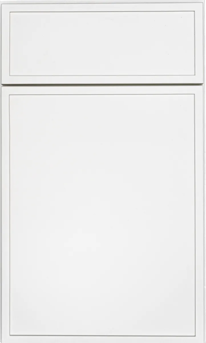 Slim Shaker Oatmeal Cabinets – Soft White Modern Cabinet Door Style