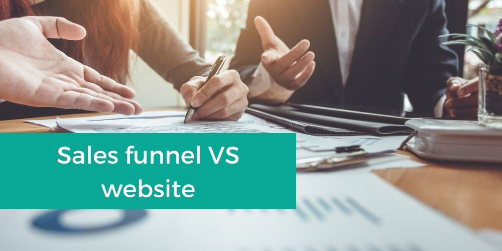 Sales funnel vs website, wat is beter?