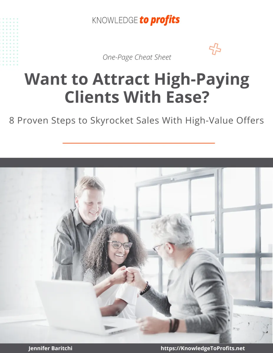 Want High-Paying Clients? Get This Free Cheat Sheet