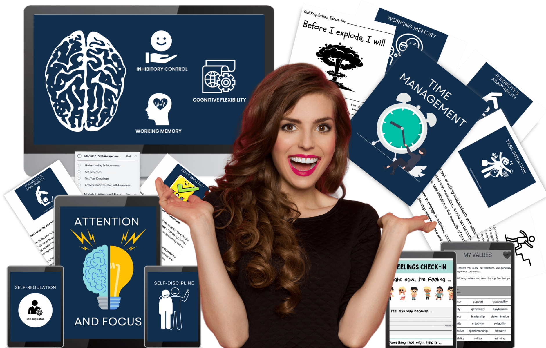 BrainFit Executive Functioning Skills (Ages 1-19) by, Arabella Hille