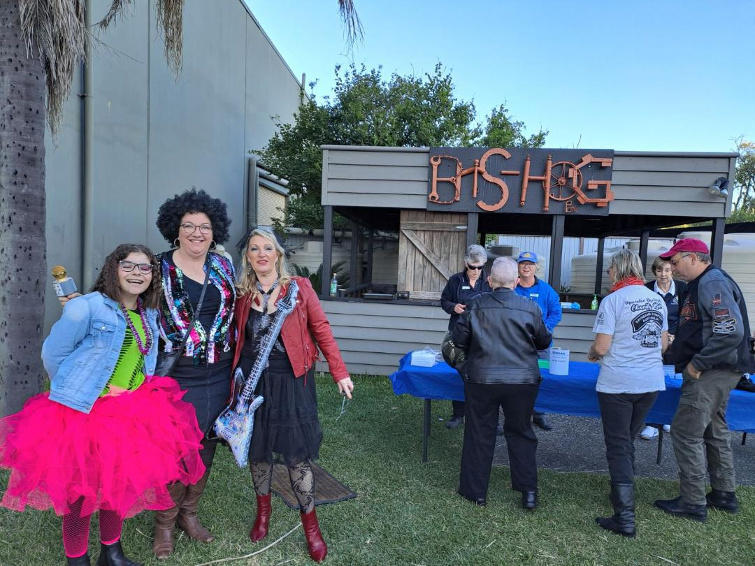 Kiwanis and Moore's Financial support Muscular Dystrophy Hog Ride