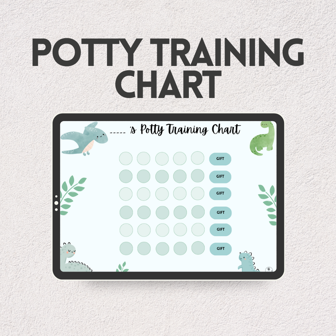 Potty Chart Dino