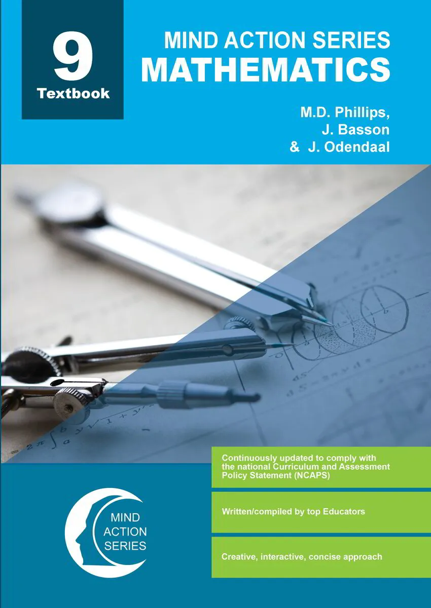 Wiskunde Graad 9 NCAPS (2025) | ISBN 9781869217136 | Mind Action Series