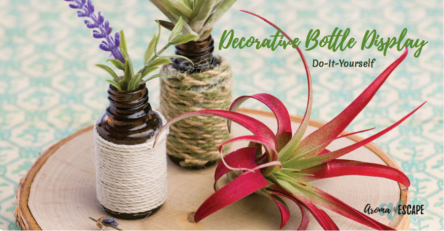 DIY: Decorative Bottle Display