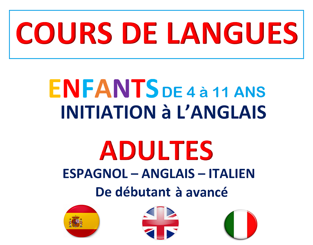 COURS DE LANGUES ADULTES ET ENFANTS