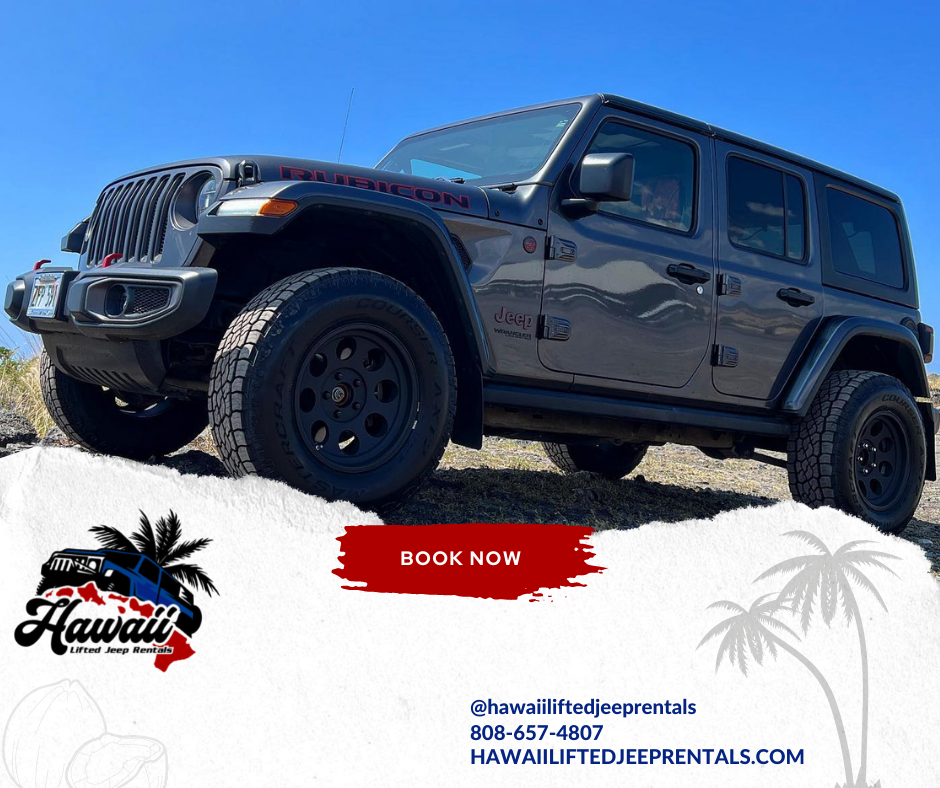 Book My Rental and Contact | Hawaii Lifted Jeep Rentals