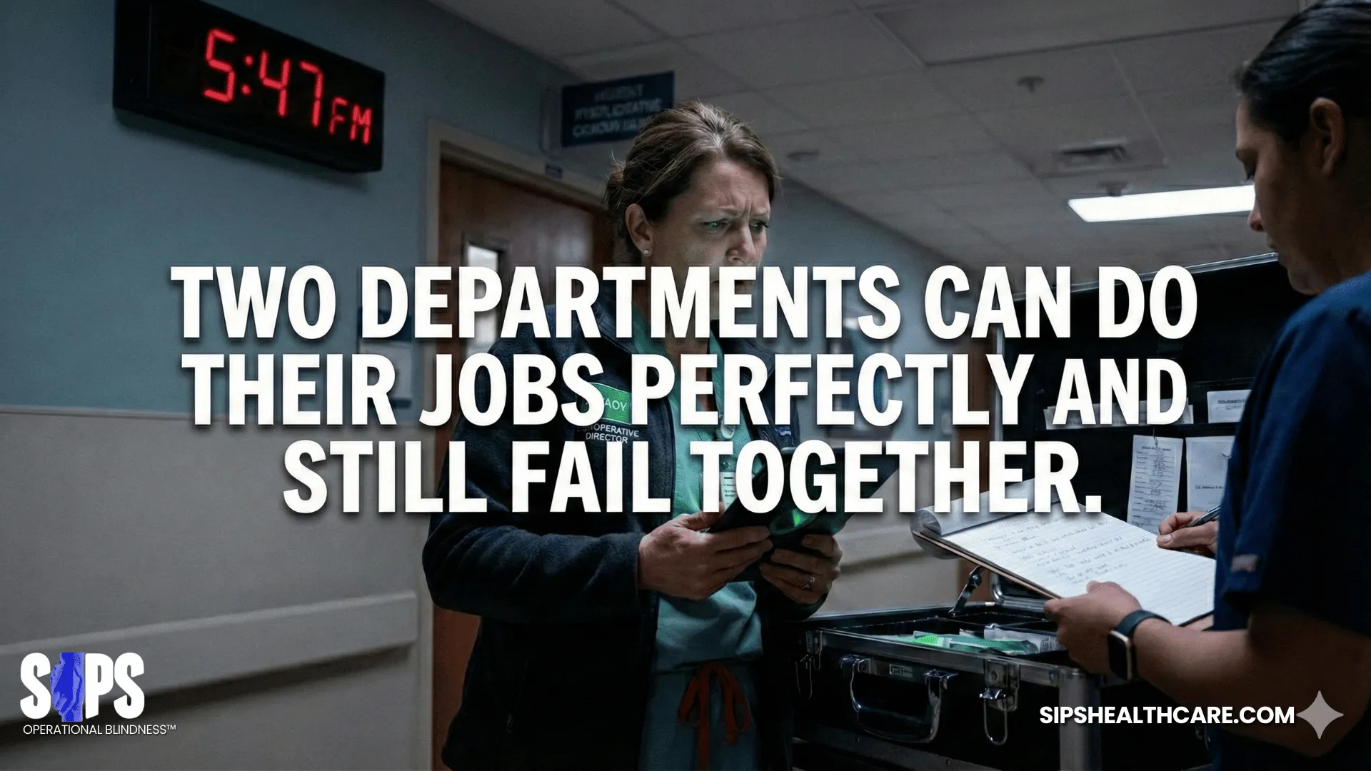 Two Departments Can Do Their Jobs Perfectly And Still Fail Together.